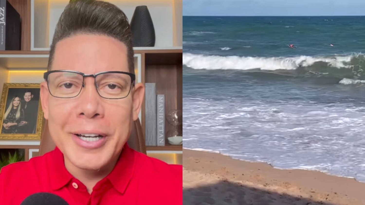Bispo Bruno Leonardo posta vídeo do momento em que foi salvo no mar ... Bispo Bruno Leonardo posta vídeo do momento em que foi salvo no mar ...