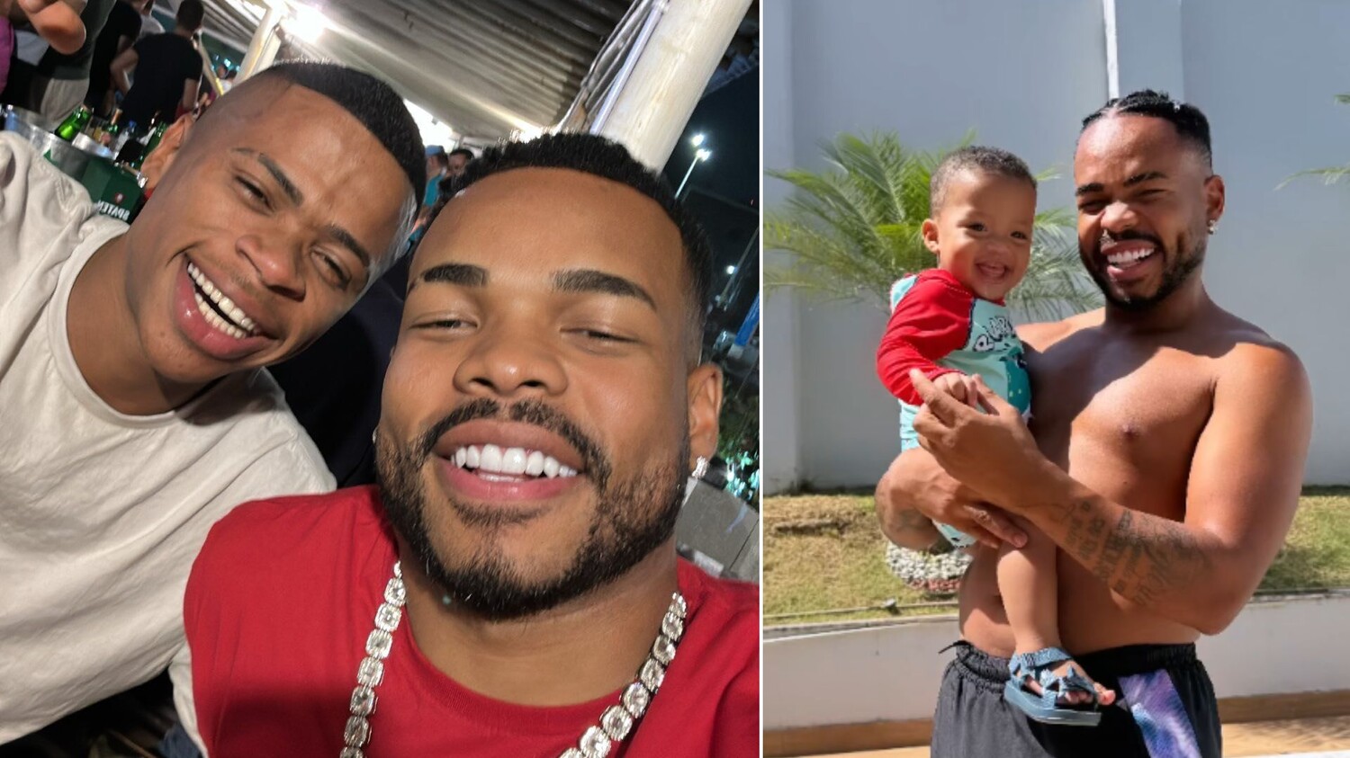 Veja: Cristian Bell se emociona ao encontrar filho de Rodrigo Amendoim ...