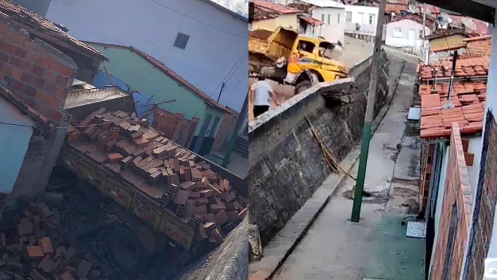 Assista: caminhão desgovernado desce ladeira e destrói casa na BA | Portal Massa