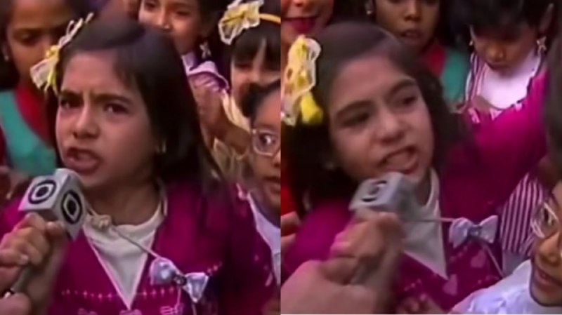 Que Xou da Xuxa é esse? Veja como está a menina que viralizou revoltada | Portal Massa