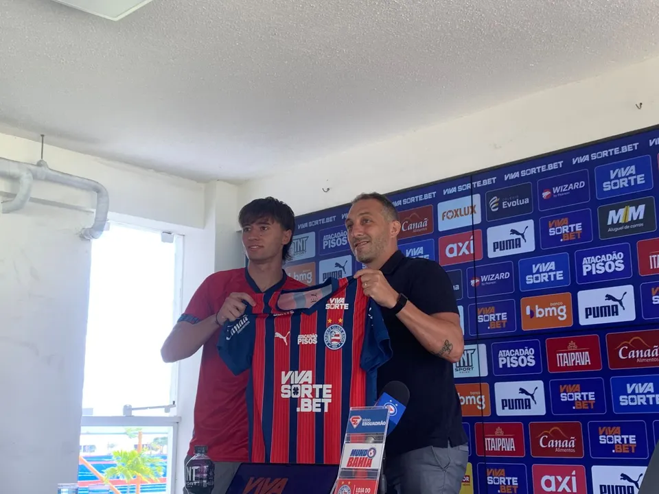 Novinho, Román Gómez promete muita “garra” em apresentação no Bahia ...